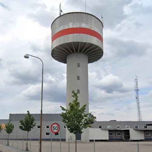 Padborg water tower in Padborg, Denmark (Google Maps)