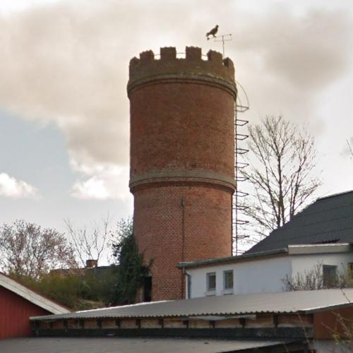 Stilling water tower in Stilling, Denmark - Virtual Globetrotting