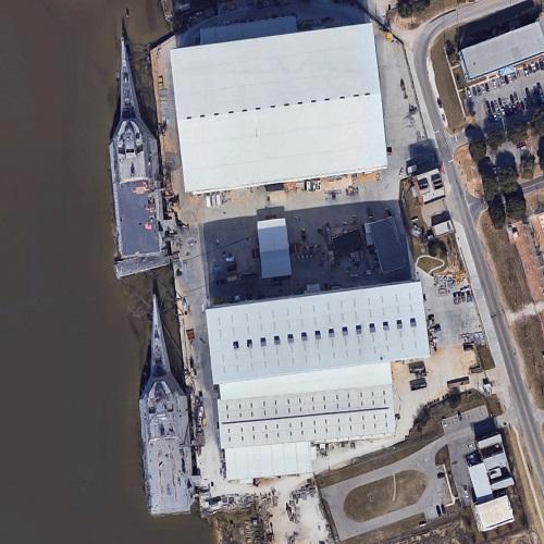 Austal shipbuilding in Mobile, AL (Google Maps)