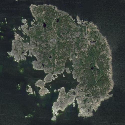 Russarö Island in Hanko, Finland (Google Maps)