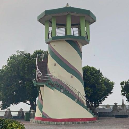 Point Sittwe lighthouse in Sittwe, Myanmar - Virtual Globetrotting
