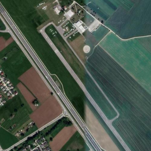 Lesce-Bled Airport (LJBL) in Bled, Slovenia (Google Maps)