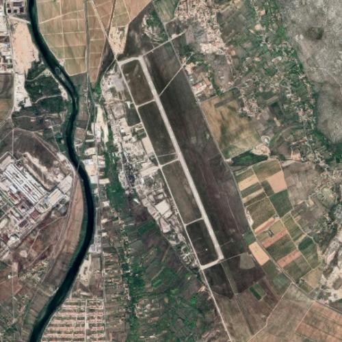 Mostar Airport in Gnojnice, Bosnia and Herzegovina (Google Maps)