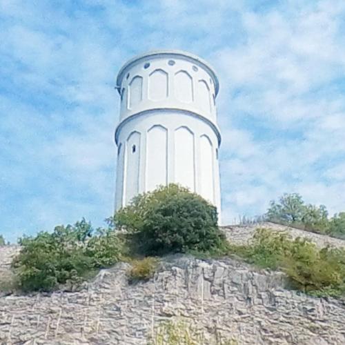 Piezometric tower of the G. Randaccio aqueduct in Trieste, Italy ...