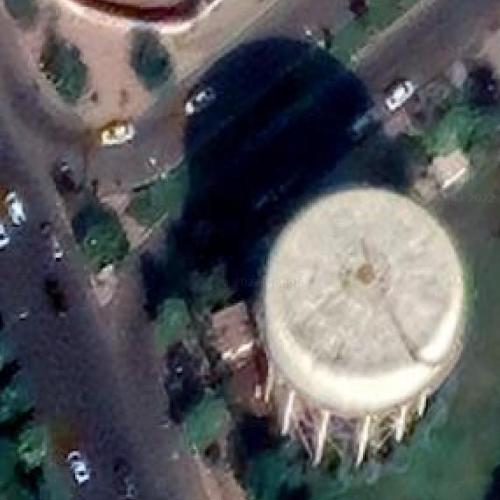 Erbil water tower in Erbil, Iraq (Google Maps)