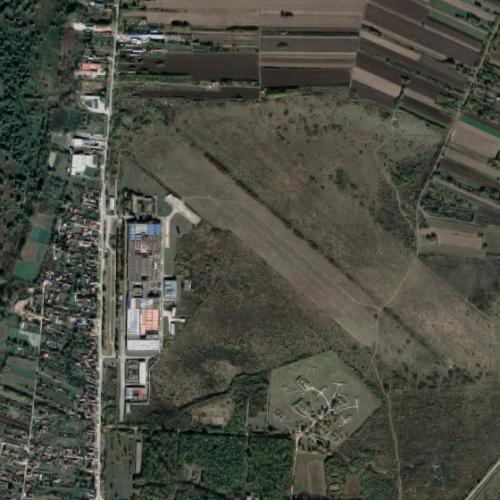 Pančevo Airport in Pancevo, Serbia (Google Maps)