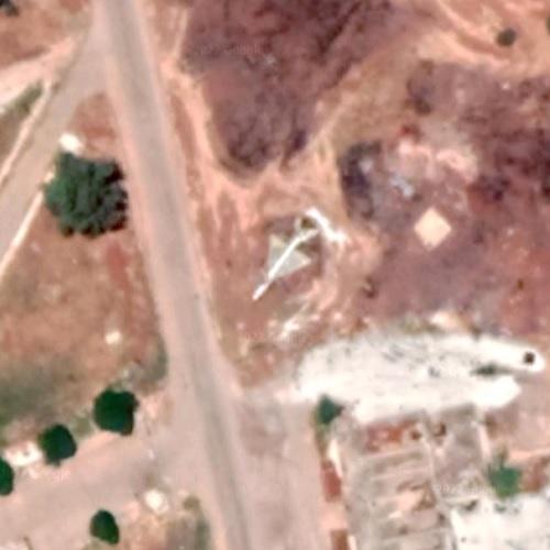 MiG-21 in Hama, Syrian Arab Republic (Google Maps)