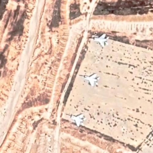 MiG-25 in Tiyas, Syrian Arab Republic (Google Maps) (#3)