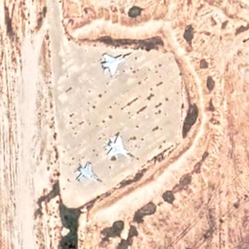 MiG-25 in Tiyas, Syrian Arab Republic (Google Maps) (#4)