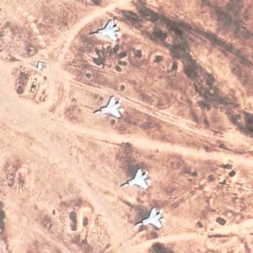 MiG-25 in Tiyas, Syrian Arab Republic (Google Maps) (#5)