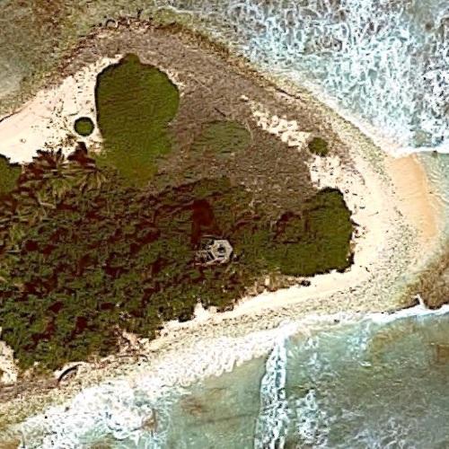 Sandy Island Lighthouse in St John's, Antigua and Barbuda (Google Maps)