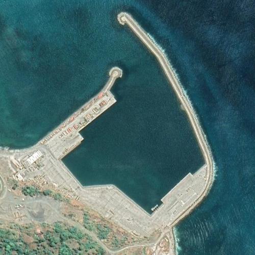 New Annobón harbor in San Antonio de Palé, Equatorial Guinea (Google Maps)