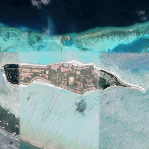 Nalaguraidhoo in Sun Island, Maldives (Google Maps)