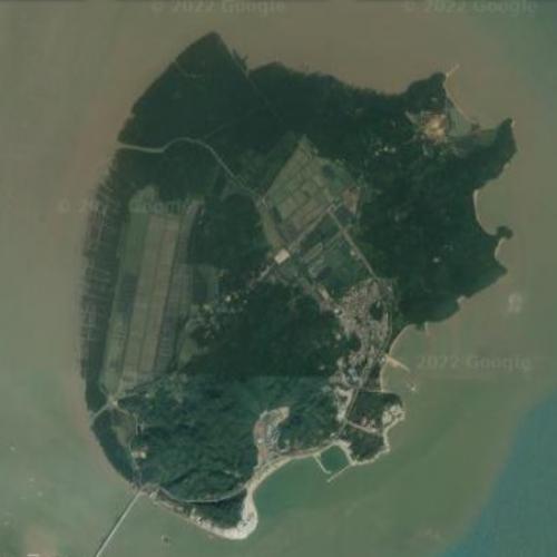 Qi'ao Island in Zhuhai, China (Google Maps)