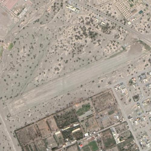 Dibba Airport in Dibba Al-Hisn, Oman (Google Maps)