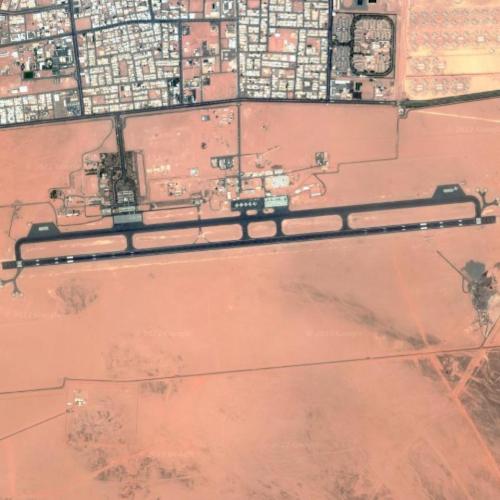 Sharurah Domestic Airport (OESH) in Sharurah, Saudi Arabia (Google Maps)
