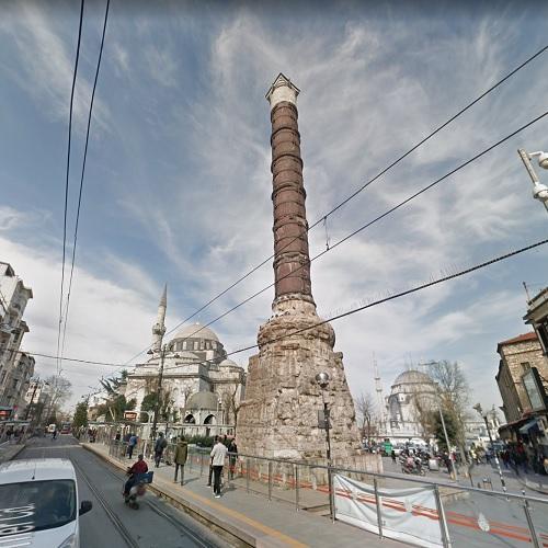 Column of Constantine in Istanbul, Turkey (Google Maps)