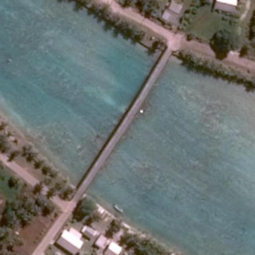 Longest bridge in French Polynesia in Mataiva, French Polynesia (Google ...