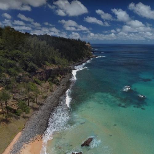 Anson Bay in Burnt Pine, Norfolk Island - Virtual Globetrotting