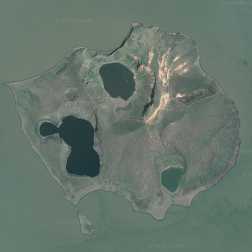 Central Island (Lake Turkana) in Lodwar, Kenya (Google Maps)