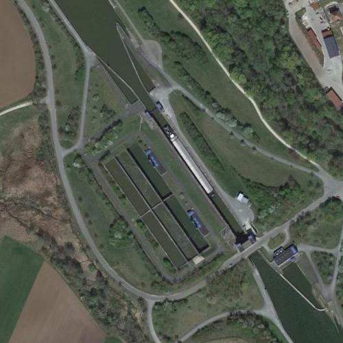 Berching lock with ship (Main-Donau-Kanal) in Berching, Germany (Google ...