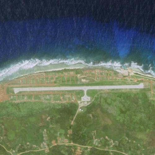 Rimatara Airport in Rimatara, French Polynesia (Google Maps)