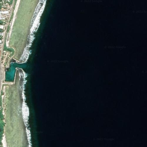 Anibare Bay in Anibare, Nauru (Google Maps)