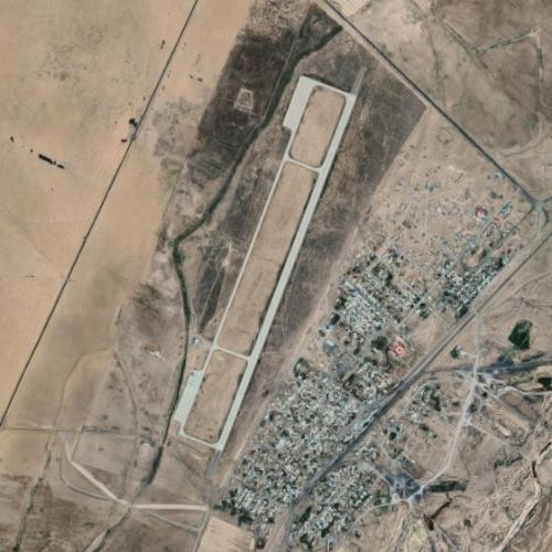 Kala-I-Mor Airport in Serhetabat, Turkmenistan (Google Maps)