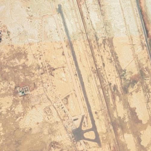 Dzhebel Air Base in Balkanabat, Turkmenistan (Google Maps)