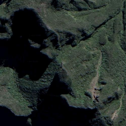 Morne de Fourche in Cilaos, Reunion (Google Maps)