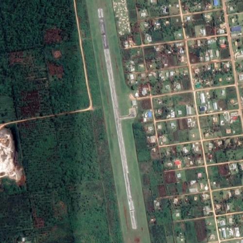 Kaufana Airport in ‘ohonua, Tonga (Google Maps)