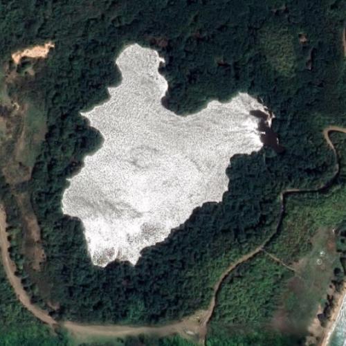 Lake Levera in Sauteurs, Grenada (Google Maps)