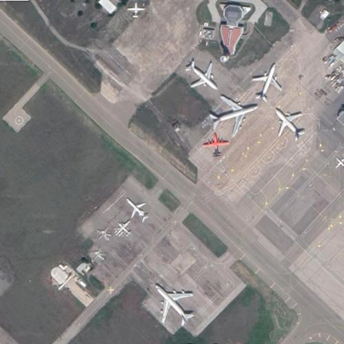 Stored aircraft in Tbilisi, Georgia (Google Maps) (#2)