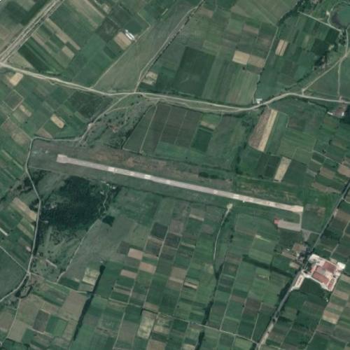 Telavi Erekle II Airport in Telavi, Georgia (Google Maps)