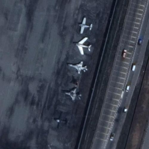 Aircraft static display in Alor Setar, Malaysia (Google Maps)