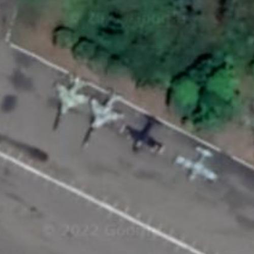 Aircraft static display in Taura, Ecuador (Google Maps)