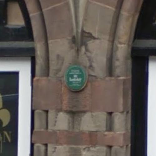 Domesday Sign in Congleton, United Kingdom (Google Maps)