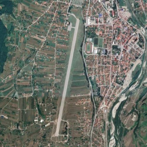 Berane Airport in Berane, Montenegro (Google Maps)