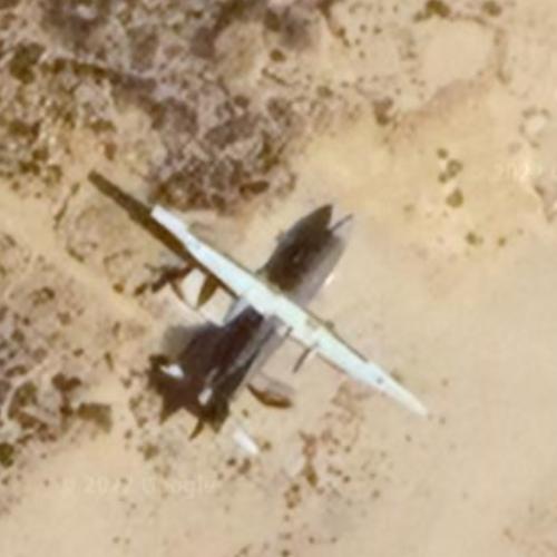 Fokker F27 in Karachi, Pakistan (Google Maps)