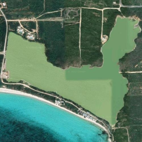 Rendezvous Bay Pond in Long Bay Village, Anguilla (Google Maps)