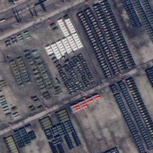Military Equipment Compounds in Kamensk-Shakhtinskiy, Russian ...