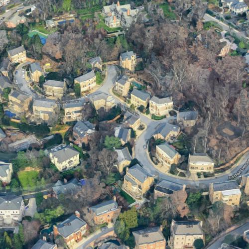 Foxhall Crescent NW in Washington, DC (Google Maps)