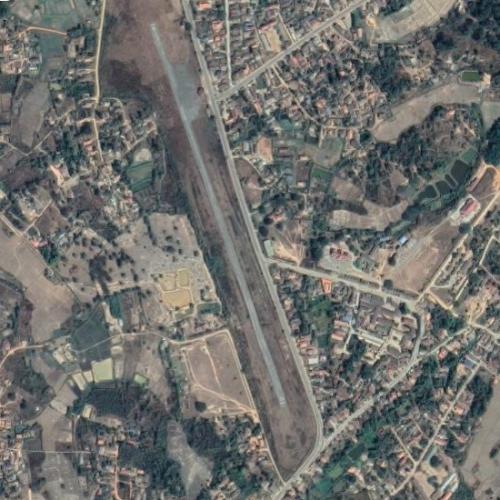 Sayaboury Airport in Xaignabouli, Lao People's Democratic Republic ...