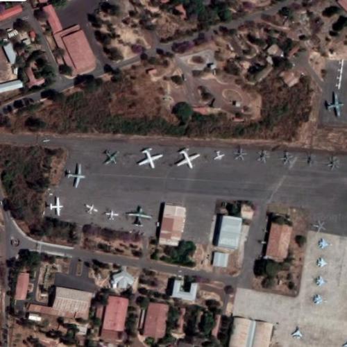 Aircraft static display in Debre Zeyit, Ethiopia (Google Maps)