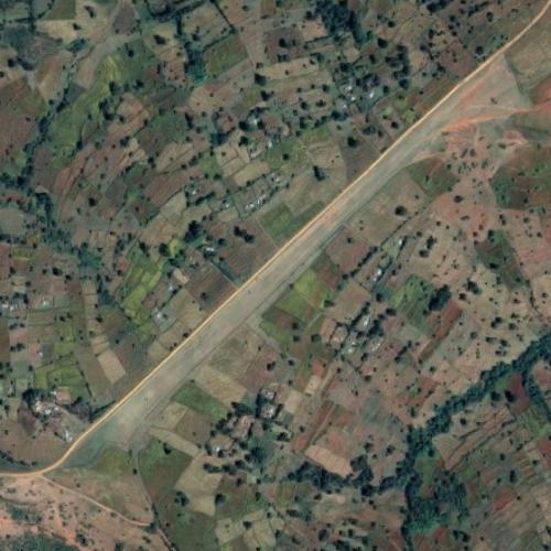 Fincha Airport in Shambu, Ethiopia (Google Maps)