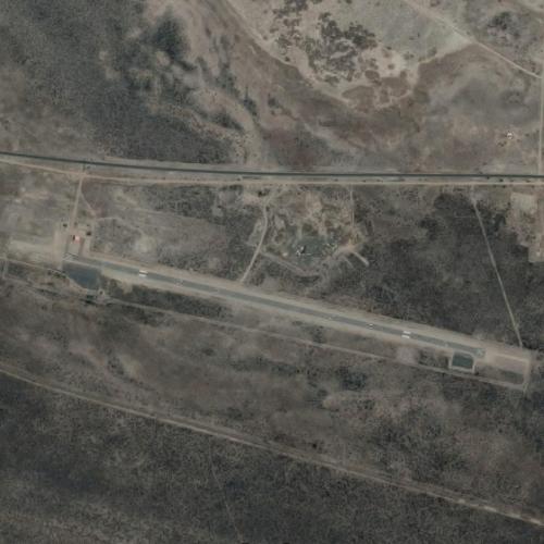 Sua Pan Airport in Sowa, Botswana (Google Maps)