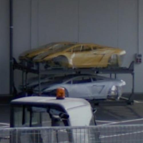 Lamborghini Gallardo body shells in Sant'Agata Bolognese, Italy ...