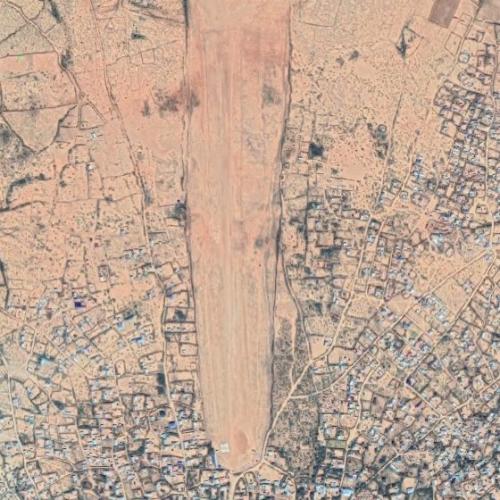 Lugh Ganane Airport in Luuq, Somalia (Google Maps)