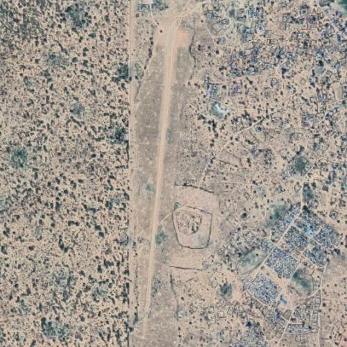 Dhoobley Airstrip in Dhobley, Somalia (Google Maps)
