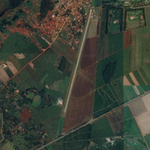 Kakira Airport in Kakira, Uganda (Google Maps)